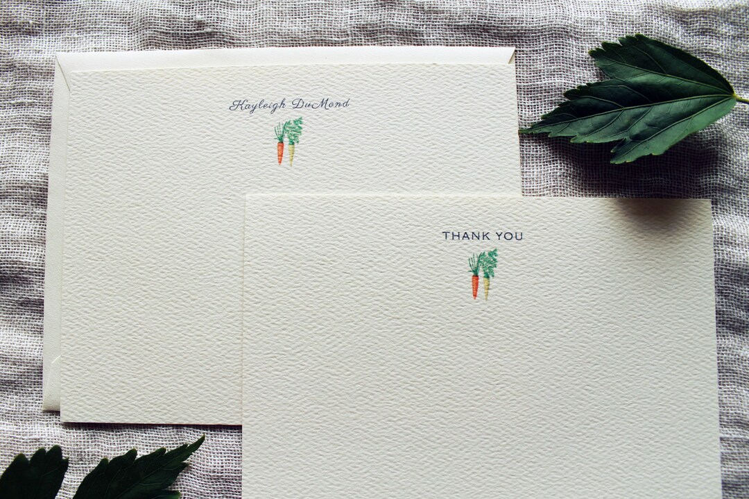 Vegetable Note Cards With Envelopes | Set of 24 Garden Notecards ...