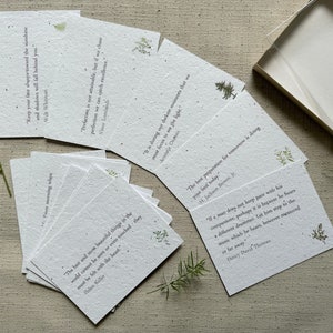 Inspirational Quote Cards Set Boxed for Mindfulness Gift - Etsy