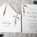 Berry Wedding Invitation Suite Winter Wedding Invitation Set Holiday ...