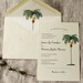 Palm Tree Envelope Liners Tropical Envelope Liner Lined Envelopes A2 ...
