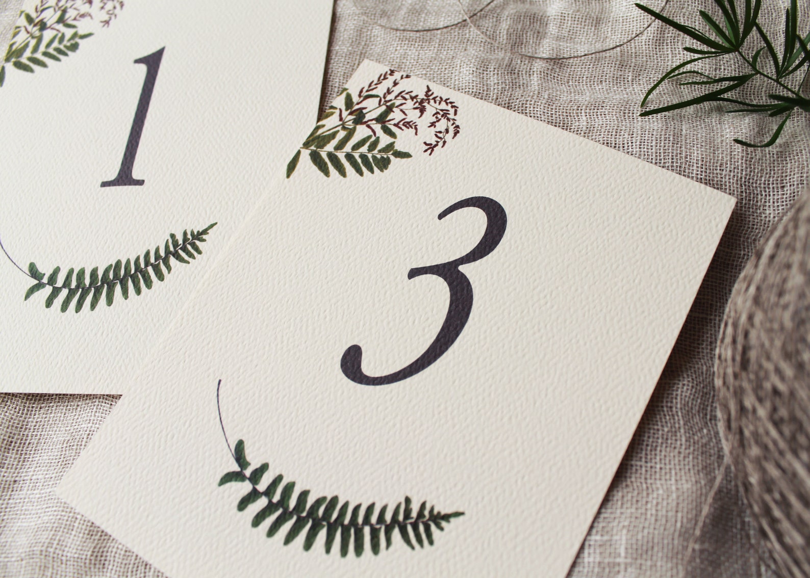 Botanical Table Numbers Wedding Table Numbers Table - Etsy