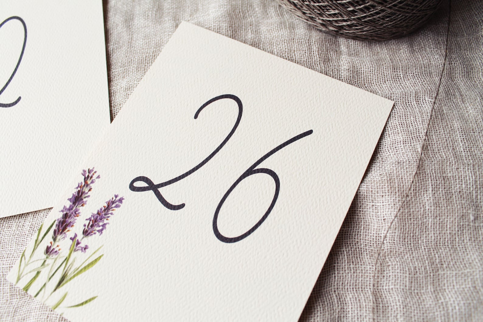 Lavender Table Numbers | Floral Table Numbers | Table Numbers Printable ...