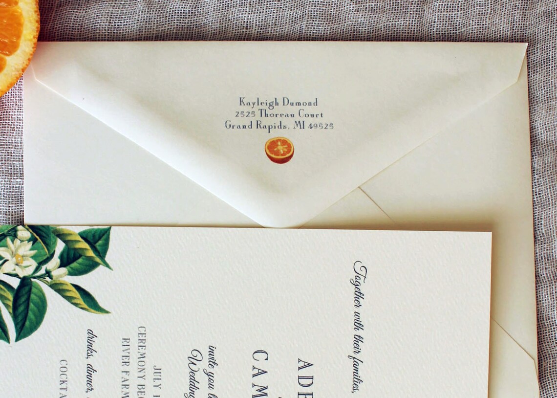 Envelope Addressing Template Wedding Envelope Template - Etsy