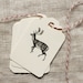 Reindeer Holiday Paper Gift Tags Set of 24 - Etsy