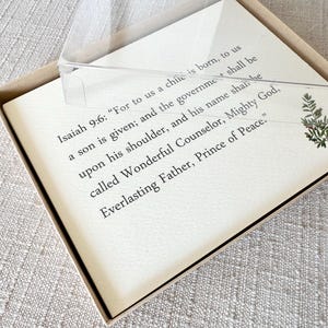 Christmas Bible Verse Cards Set Boxed for Gift - Etsy