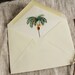 Palm Tree Envelope Liners Tropical Envelope Liner Lined Envelopes A2 ...