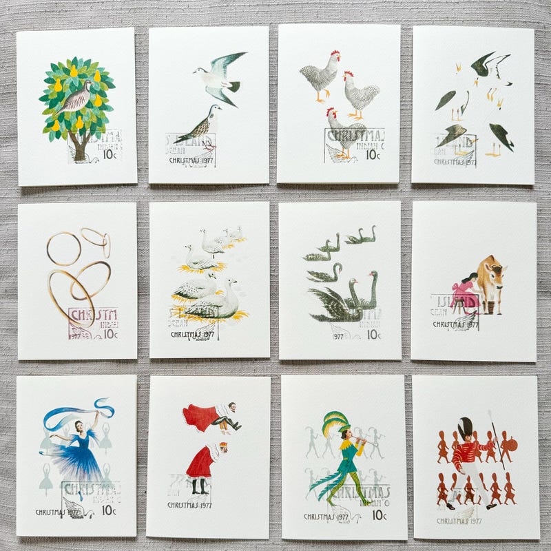 Pear Tree Cards - Etsy