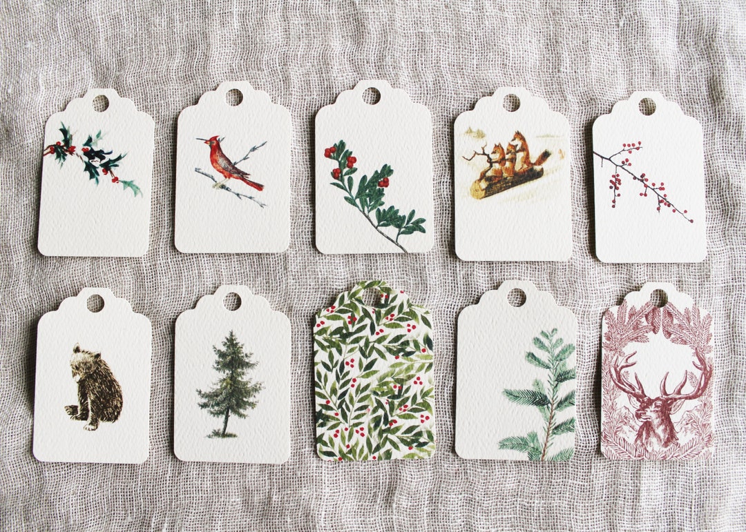 Holiday Gift Tags Variety Set of 24 for Christmas - Etsy