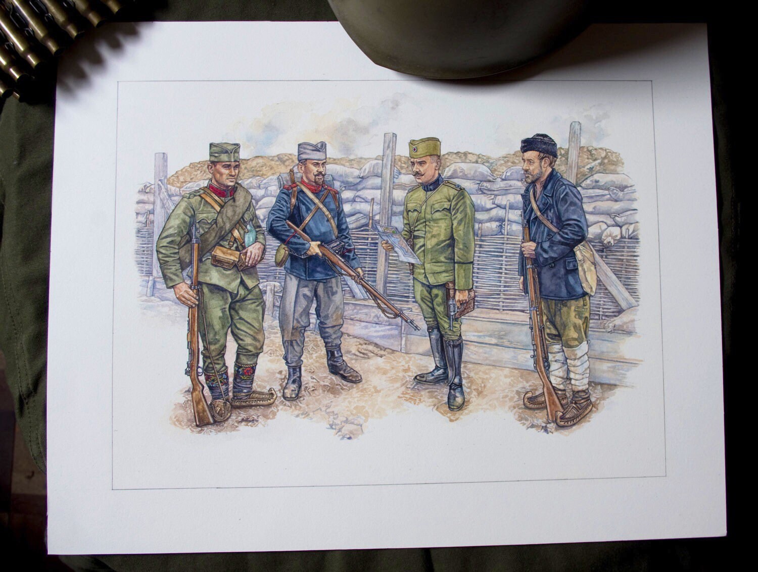 Serbian Army - Armies of the Balkan Wars 1912-13 - Osprey Art - Etsy