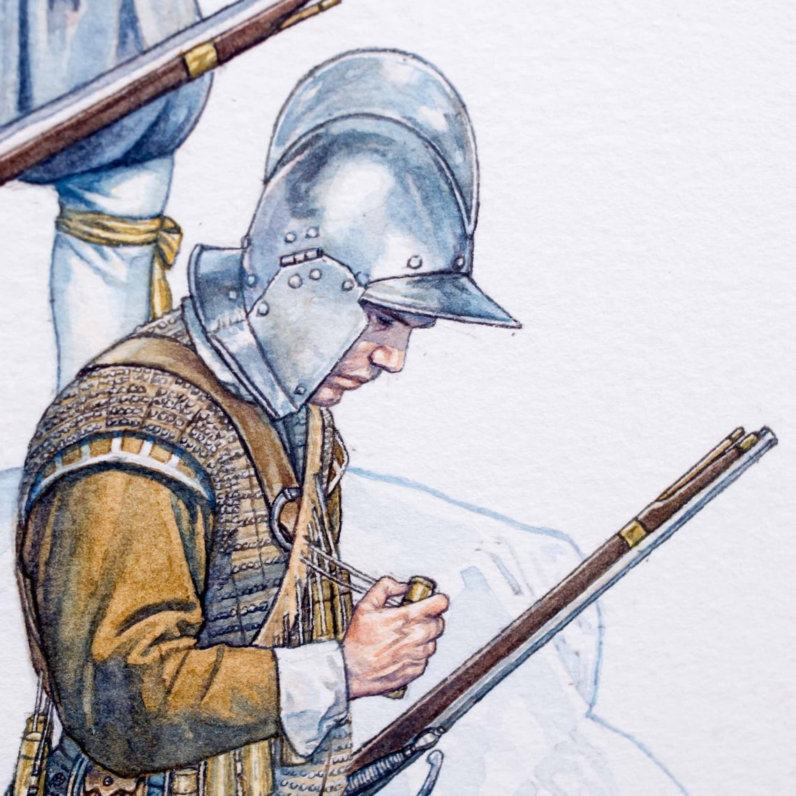 Early Stuarts Matchlock Musketeer 1588 1688 Original Osprey ...