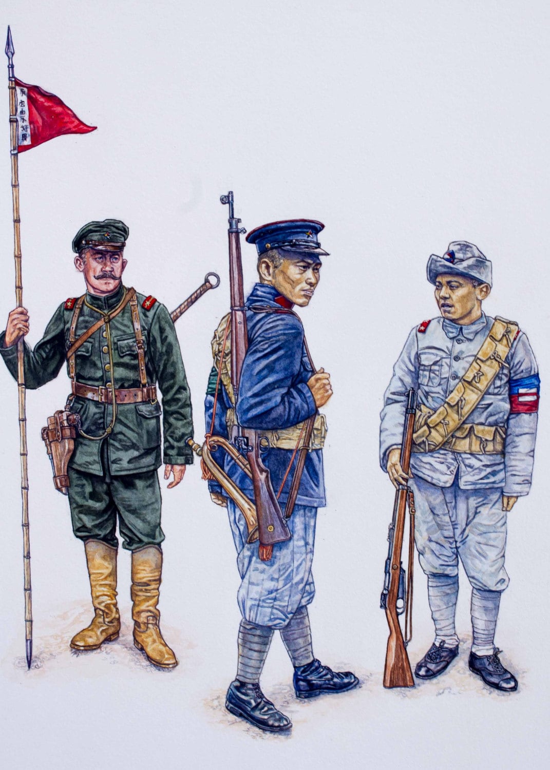 Chinese Warlord Chang T'sung-chang's Army Original Art / Illustration ...