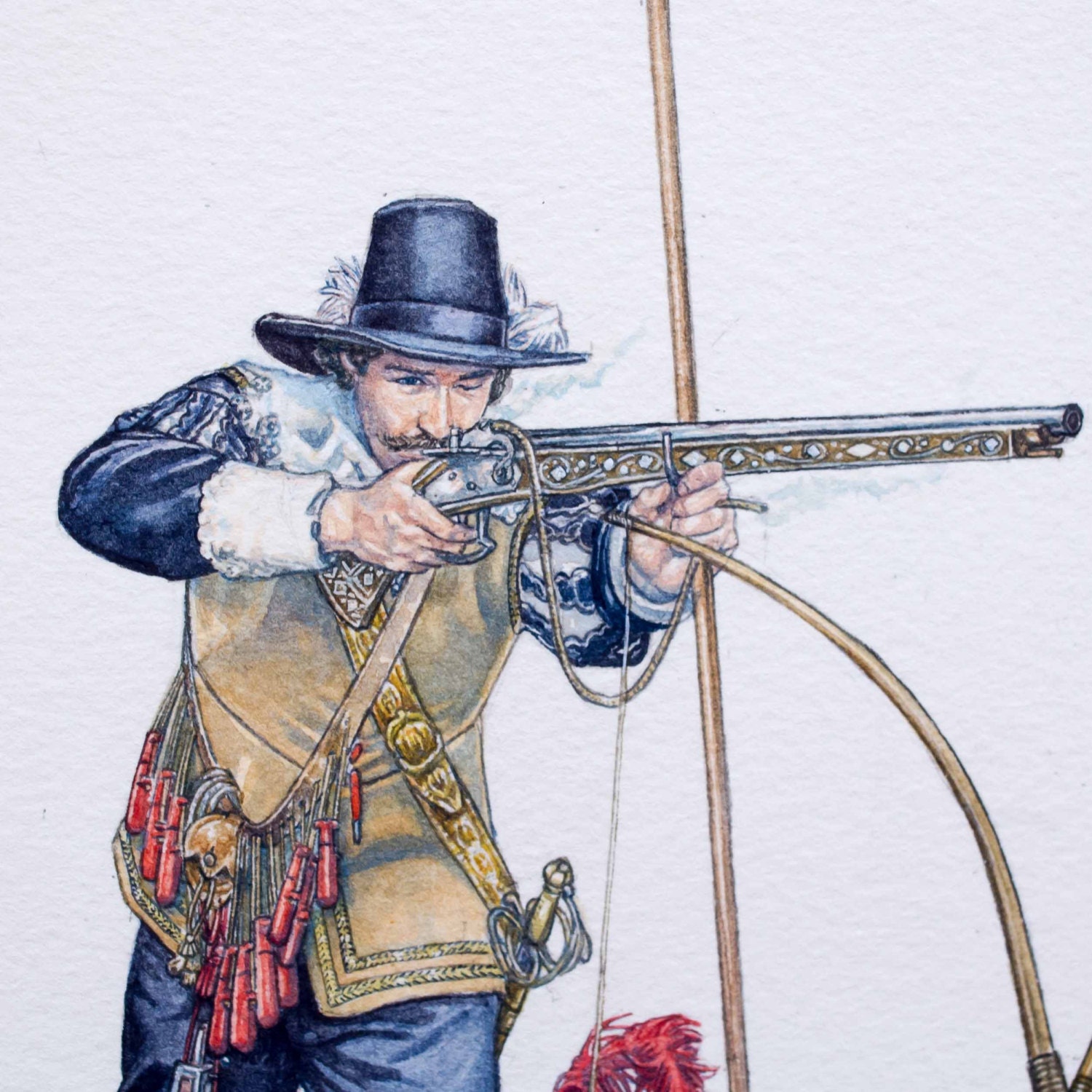 The Double Armed Man Art From the Matchlock Musketeer 1588 to 1688 ...