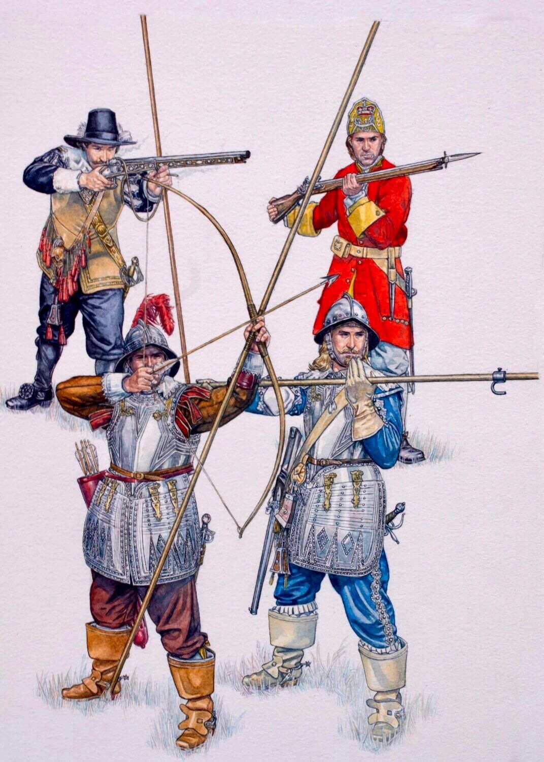 The Double Armed Man Art From the Matchlock Musketeer 1588 to 1688 ...