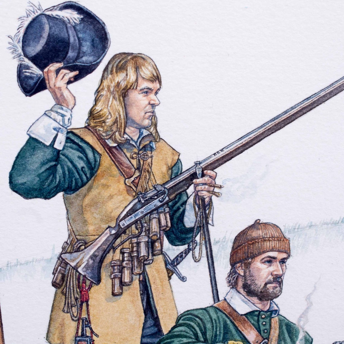 The English Civil Wars Matchlock Musketeer 1588 to 1688 Osprey - Etsy