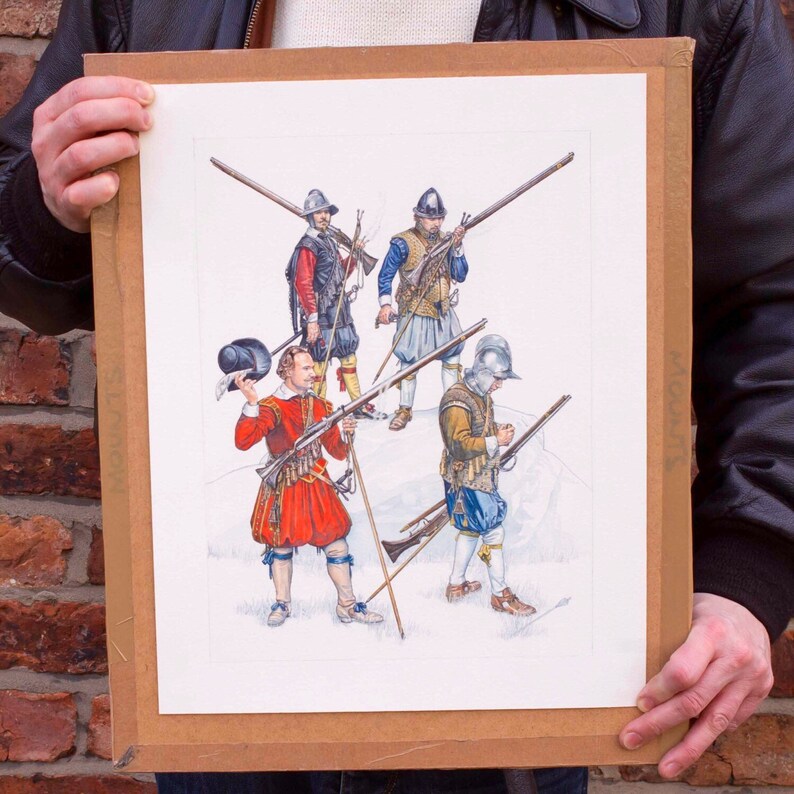 Early Stuarts Matchlock Musketeer 1588 1688 Original Osprey ...