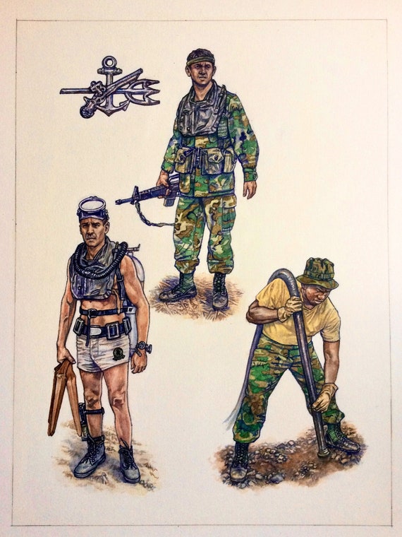 Udts in Vietnam-later Operationsplate D of US Navy Special - Etsy