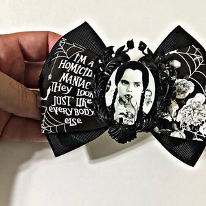 Wednesday Addams Bow - Etsy