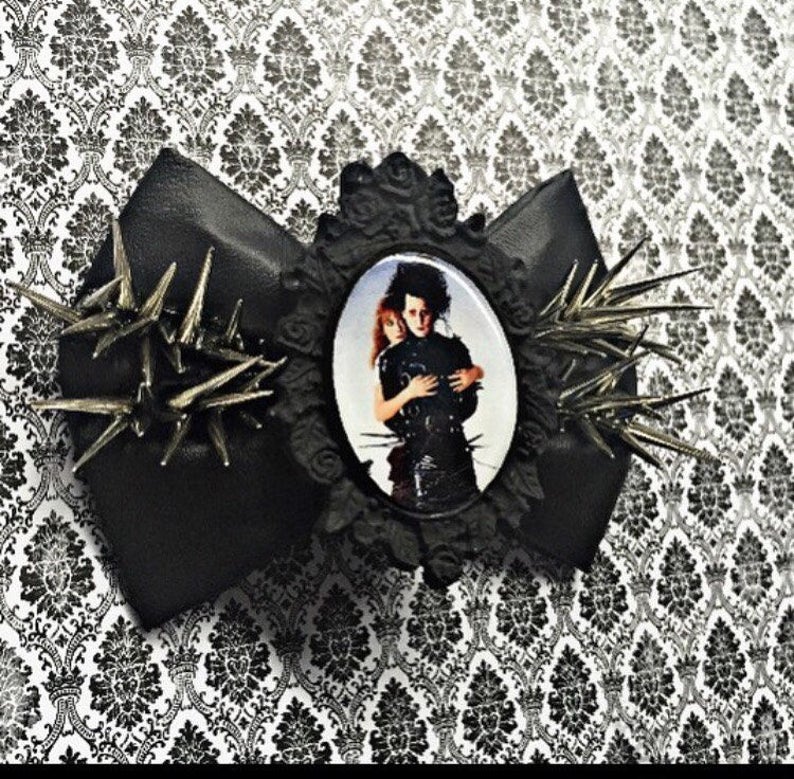 Edward Scissorhands and Kim Boggs Bow - Etsy