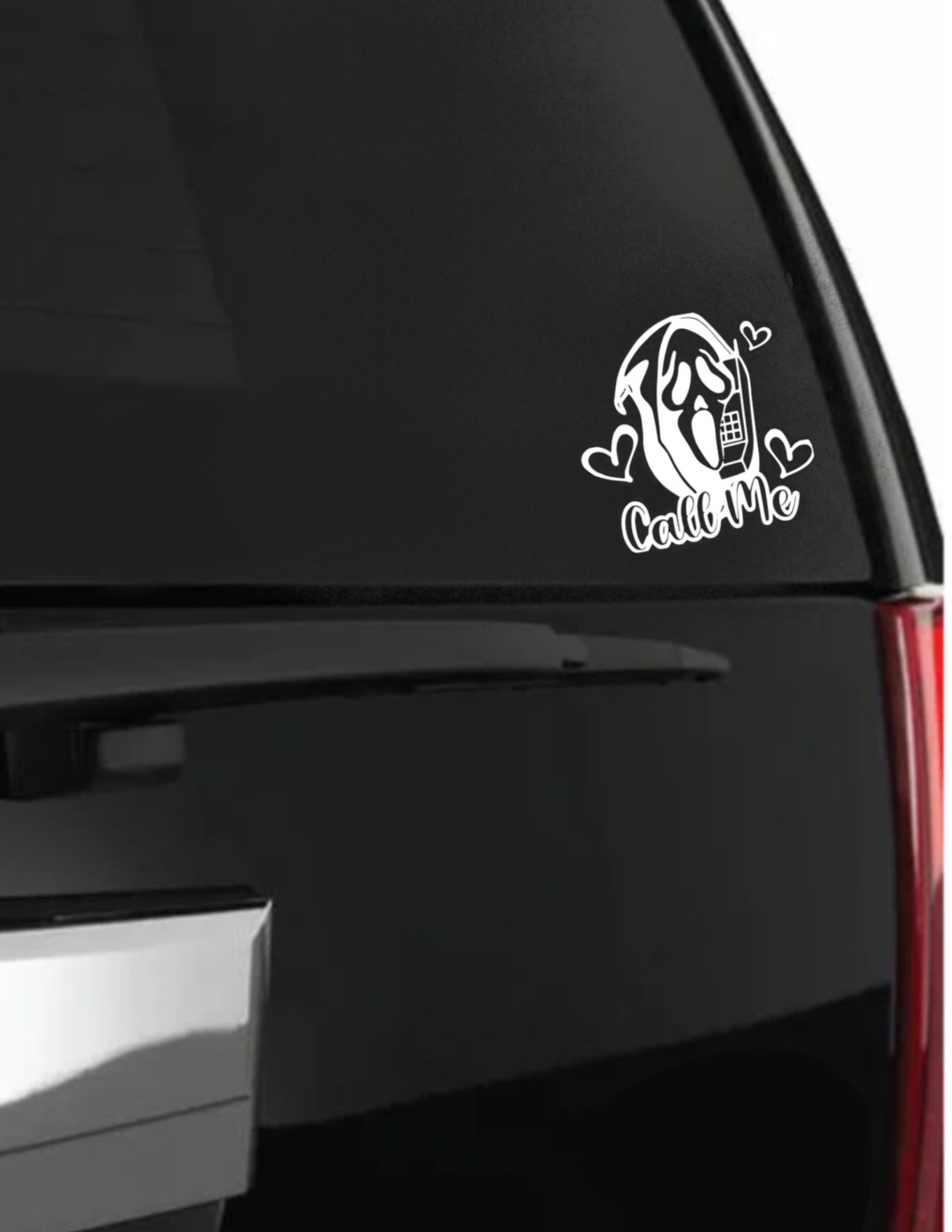 Ghostface Call Me Decal - Etsy