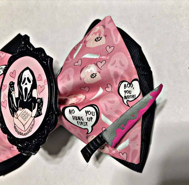 Pink Scream Bow | Etsy