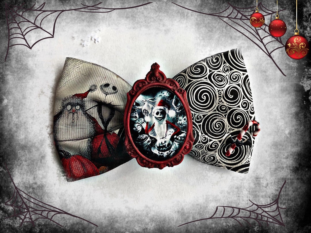 Nightmare Before Christmas Bow - Etsy