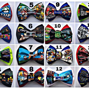 Playin It Old School Video Games Mini Bows You Pick THREE | Etsy