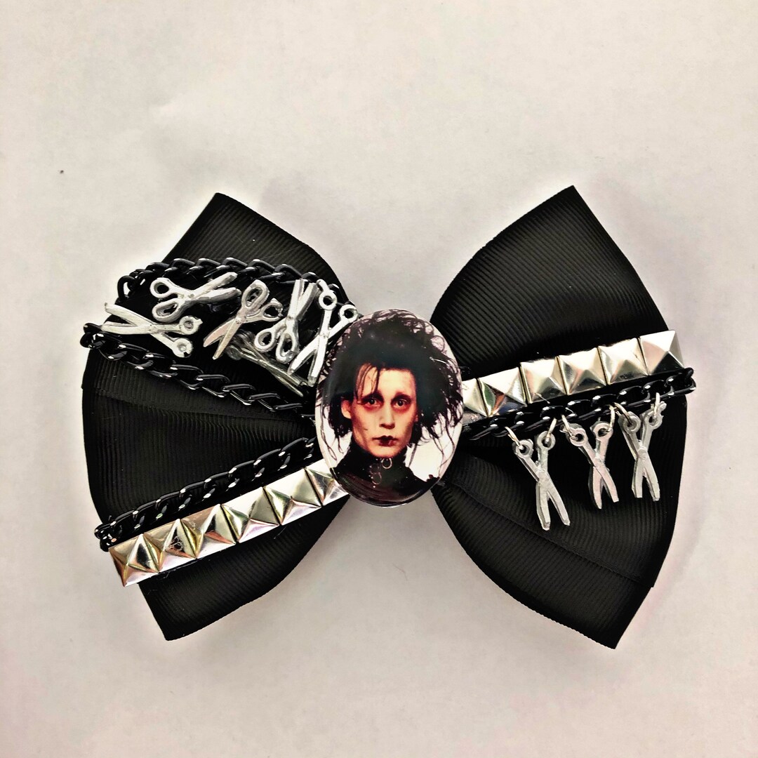 Edward Scissorhands Hair Bow - Etsy