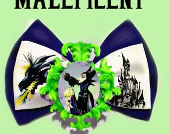 Maleficent Evil Fairy Inspired Boutique Bow - Etsy