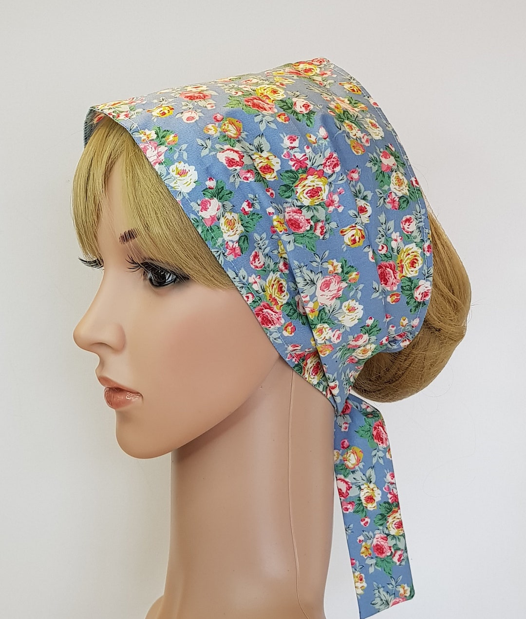 Women Hair Covering, Messy Hair Day Head Scarf, Lightweight Cotton Head ...