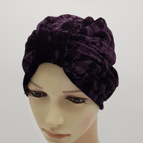 Floral Turban Hat for Women Velvet Turban Red Turban Top - Etsy