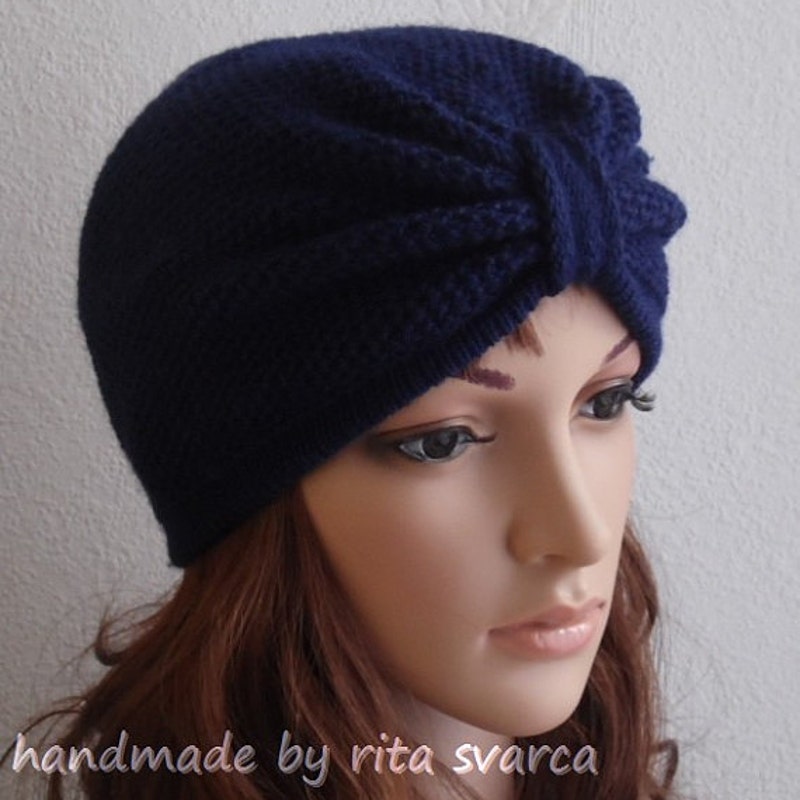 Knit Turban Hat - Etsy
