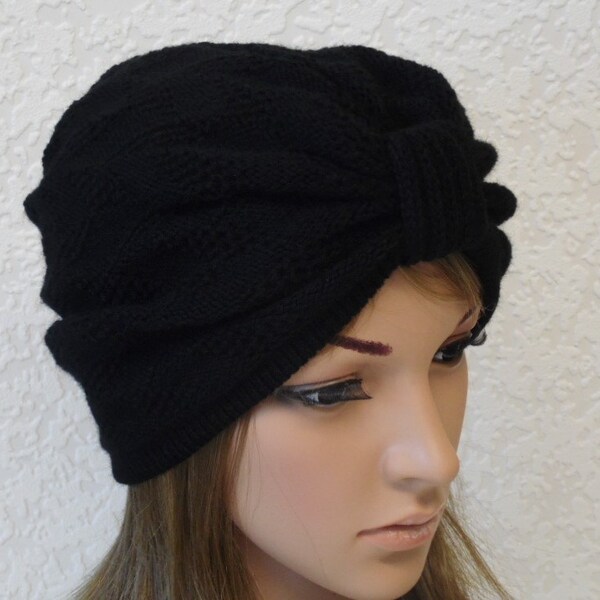 Knit Turban Hat - Etsy