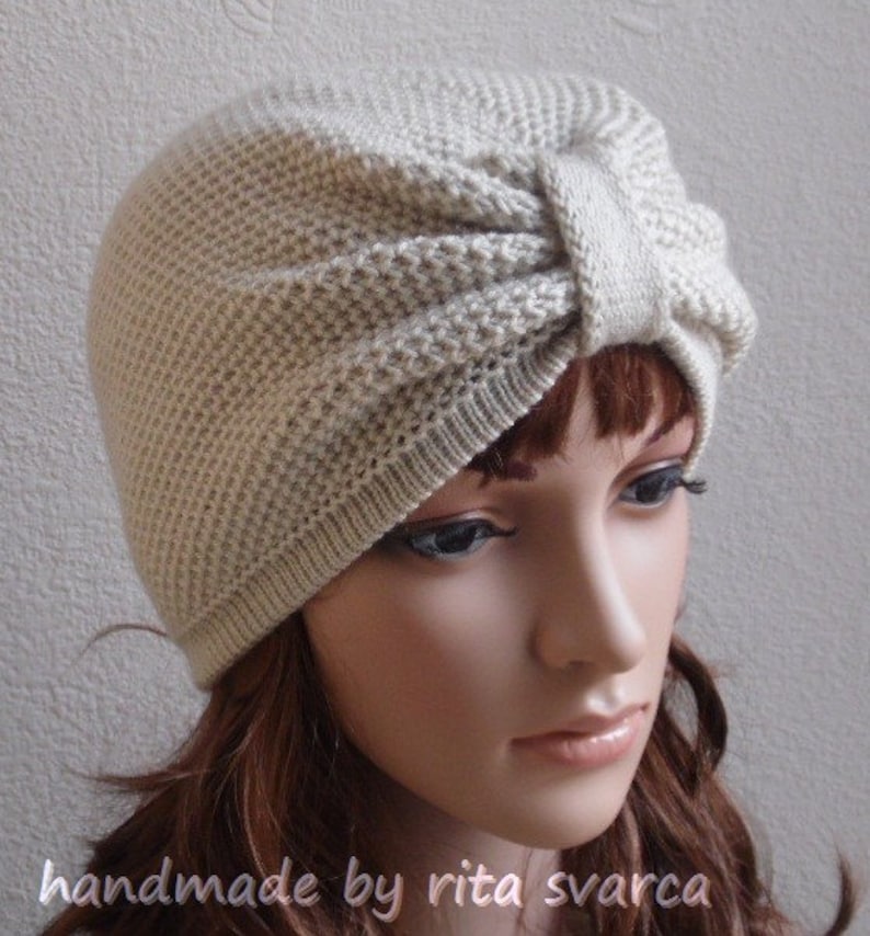 Knit Turban Hat for Women Handmade Turban Stylish Hat Front - Etsy UK