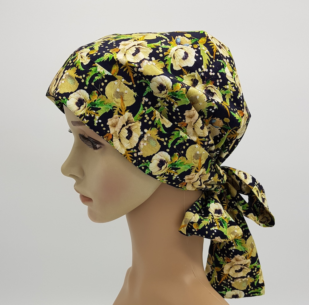 Head Snood for Women, Messy Hair Day Headwear, Cotton Tichel, Full Head ...