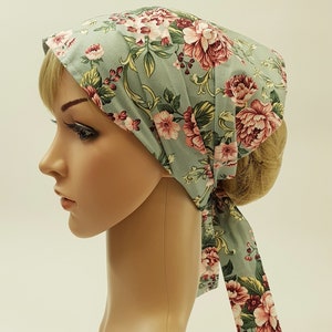 Head Wear for Women, Bad Hair Day Head Scarf, Nurse Hair Cover, Cotton ...