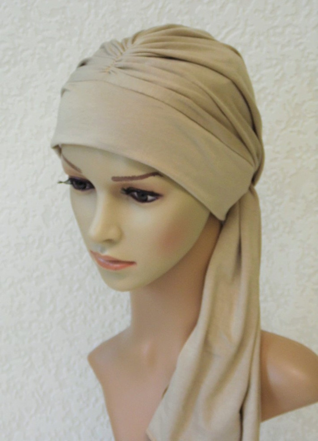 Chemo Head Wear Turban With Ties Chemo Turban Bad Hair Day - Etsy
