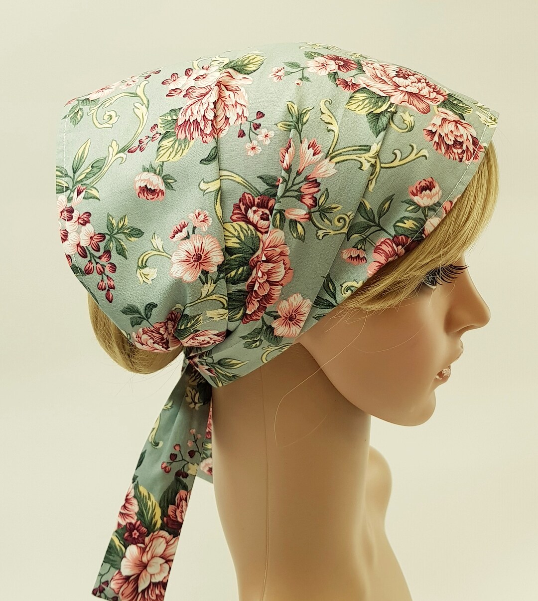 Head Wear for Women, Bad Hair Day Head Scarf, Nurse Hair Cover, Cotton ...