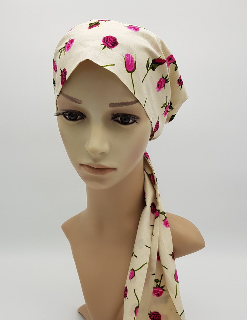 Surgical Scrub Cap for Women Elegant Head Snood Tichel | Etsy