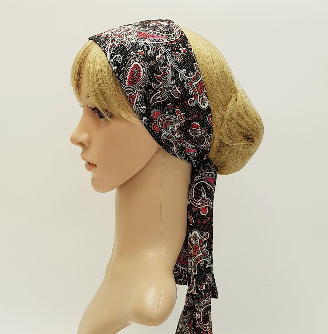 Long Hair Band, Pin up Hair Tie, Summer Head Scarf, Hair Wrap, Head ...