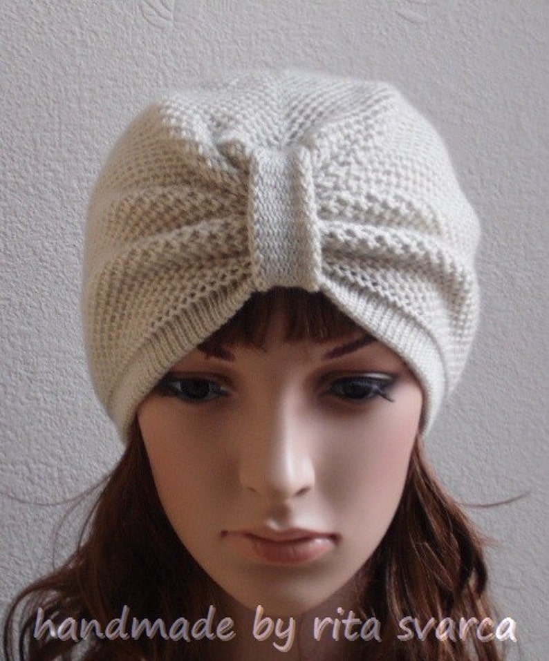 Knit Turban Hat for Women Handmade Turban Stylish Hat Front - Etsy UK