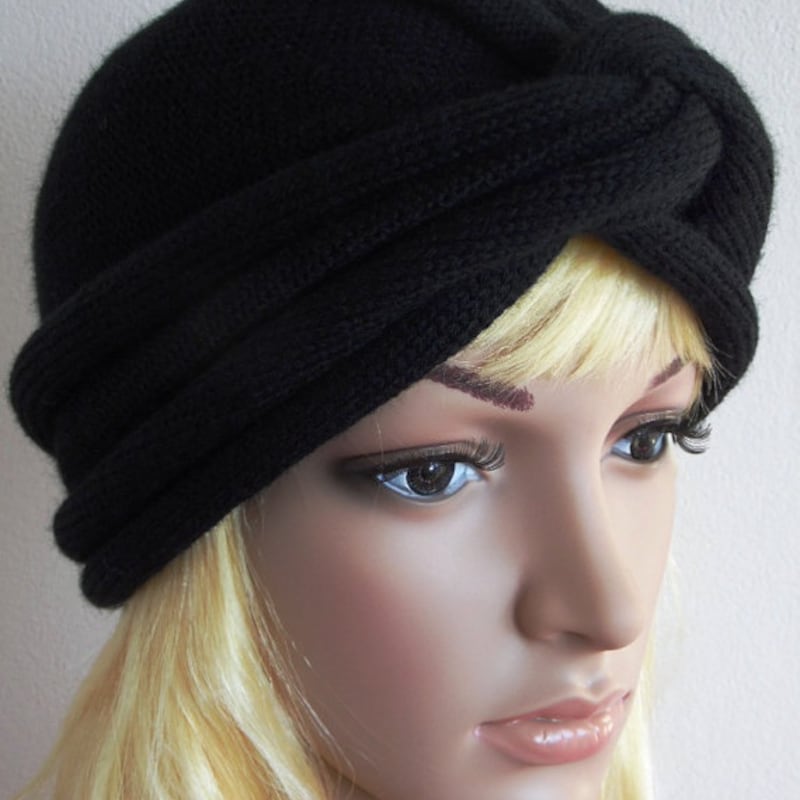 Knit Turban Hat - Etsy