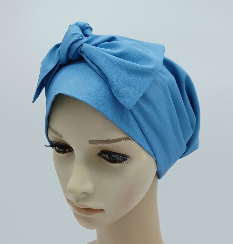 Cotton Head Snood Nurse Hair Covering Elegant Tichel Bonnet - Etsy