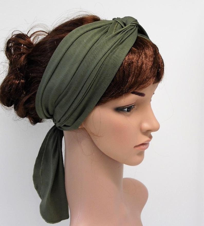 Summer Head Scarf for Women Bad Hair Day Scarf Stretchy - Etsy