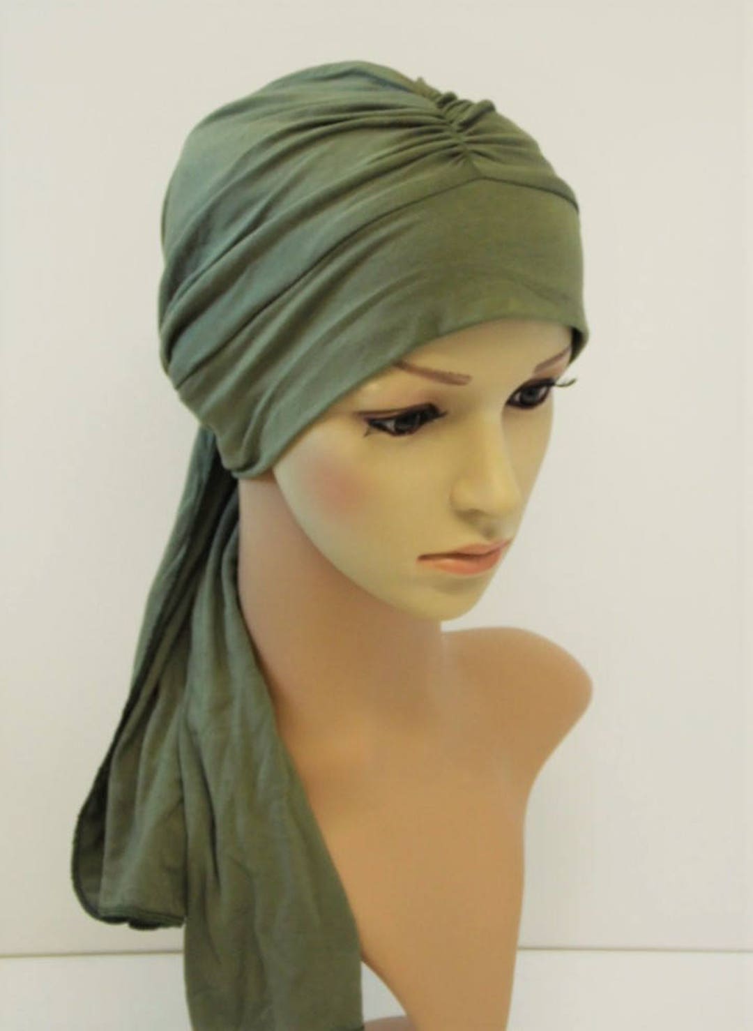 Women's Head Snood, Chemo Head Wear, Bad Hair Day Scarf, Viscose Jersey ...