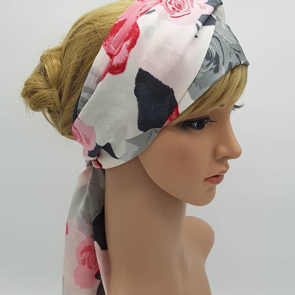 Satin Head Scarf - Etsy