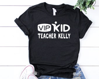 VIPKID Teacher Logo Pocket T-shirt ESL Tee Custom | Etsy