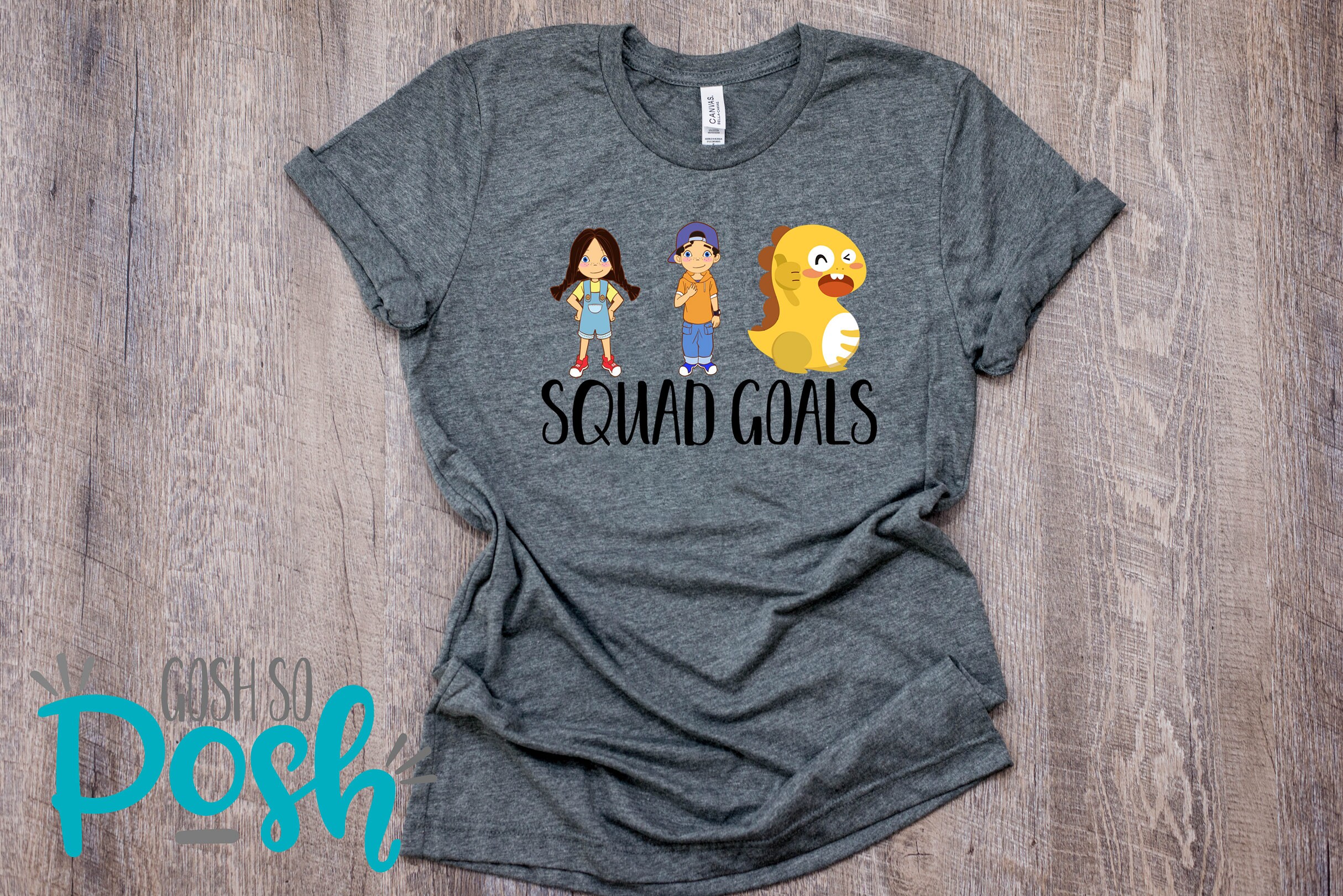 VIPKID T-shirt Squad Goals Meg Mike Dino Dinosaur Tee - Etsy Israel