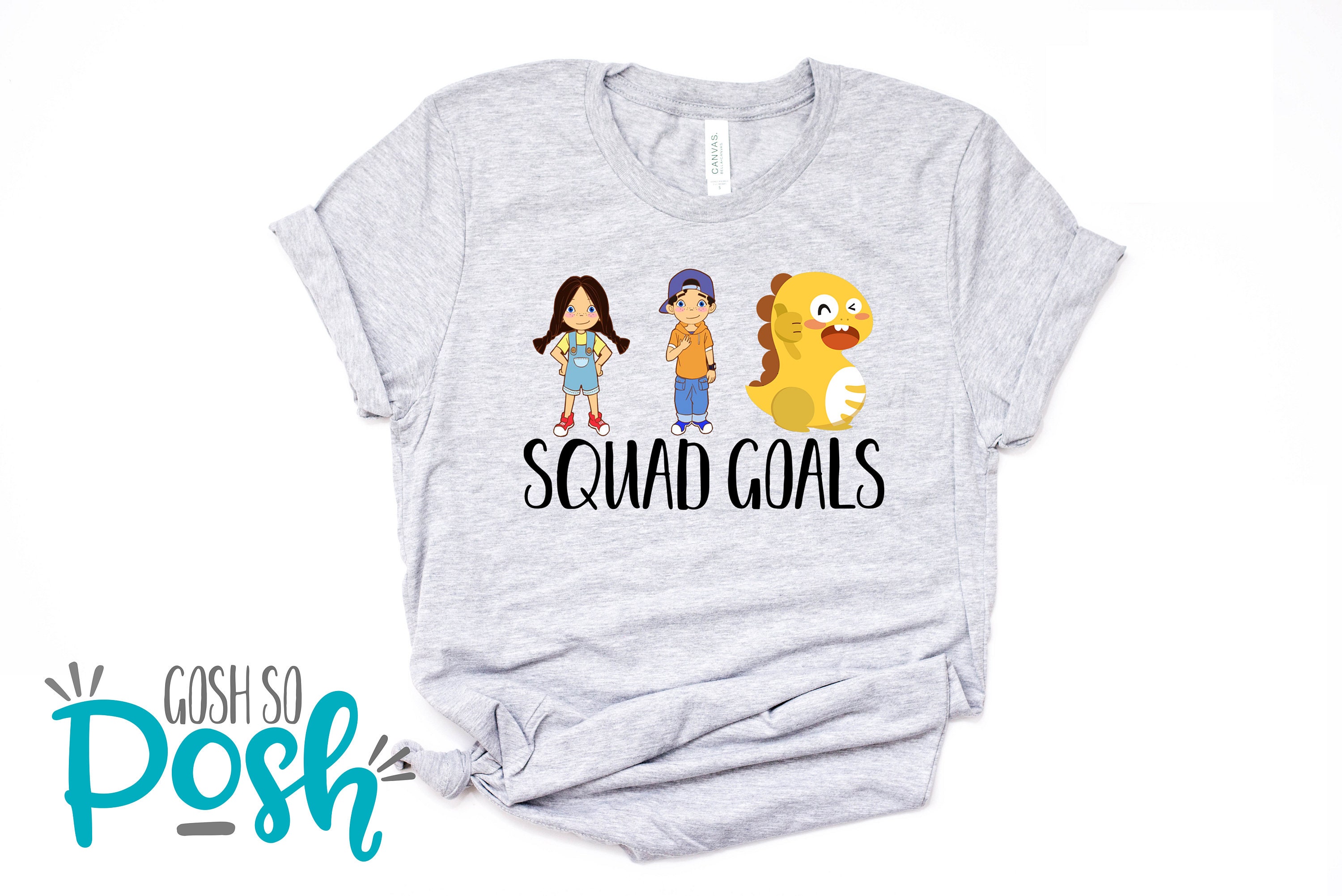 VIPKID T-shirt Squad Goals Meg Mike Dino Dinosaur Tee - Etsy Israel