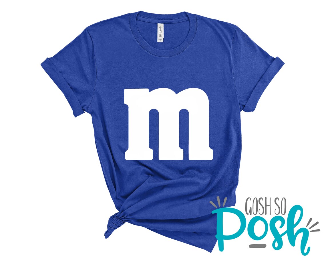 M&M Adult Unisex Group Costume Shirts Halloween Candy - Etsy