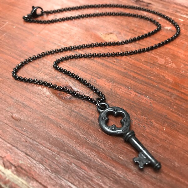 Key Necklace - Etsy